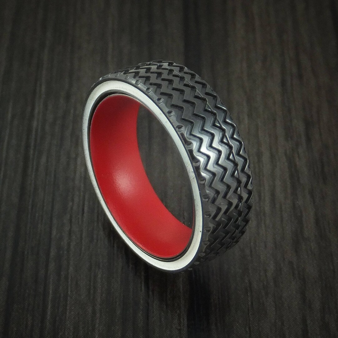 Black Zirconium Hot Rod White Wall Tire Spinner Ring With Cerakote ...