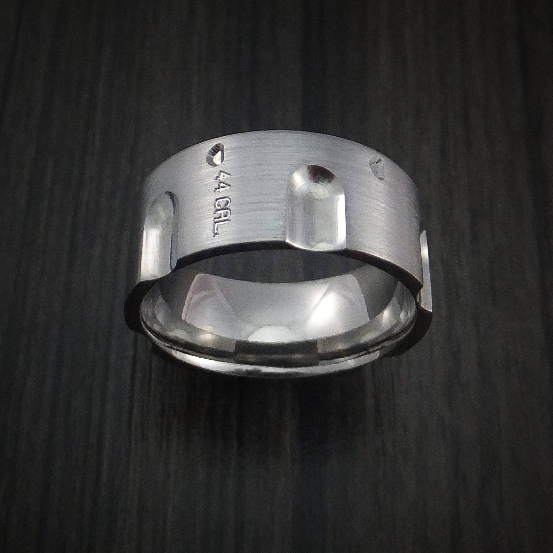 Titanium Revolver Ring .44 Caliber Custom Made Band - Etsy