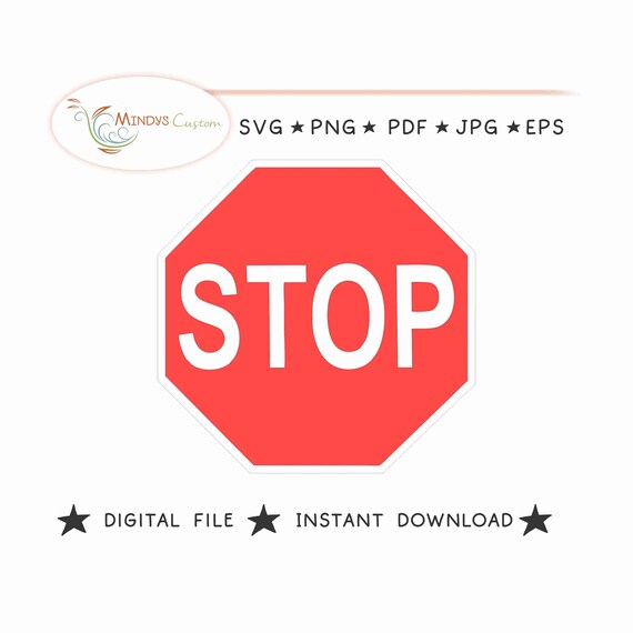 Leere Stoppschild Vorlage Lustiges Stoppschild SVG, Lustiges