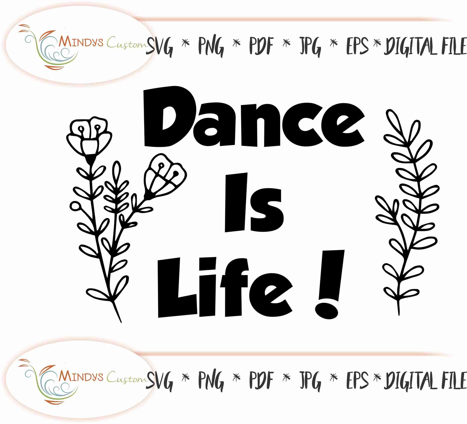 Dance is Life Digital Download Dance is Life SVG Dance is Life - Etsy UK