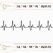 Heartbeat Line Svg Valentine's Heartbeat Line Cutting File Heart Beat ...