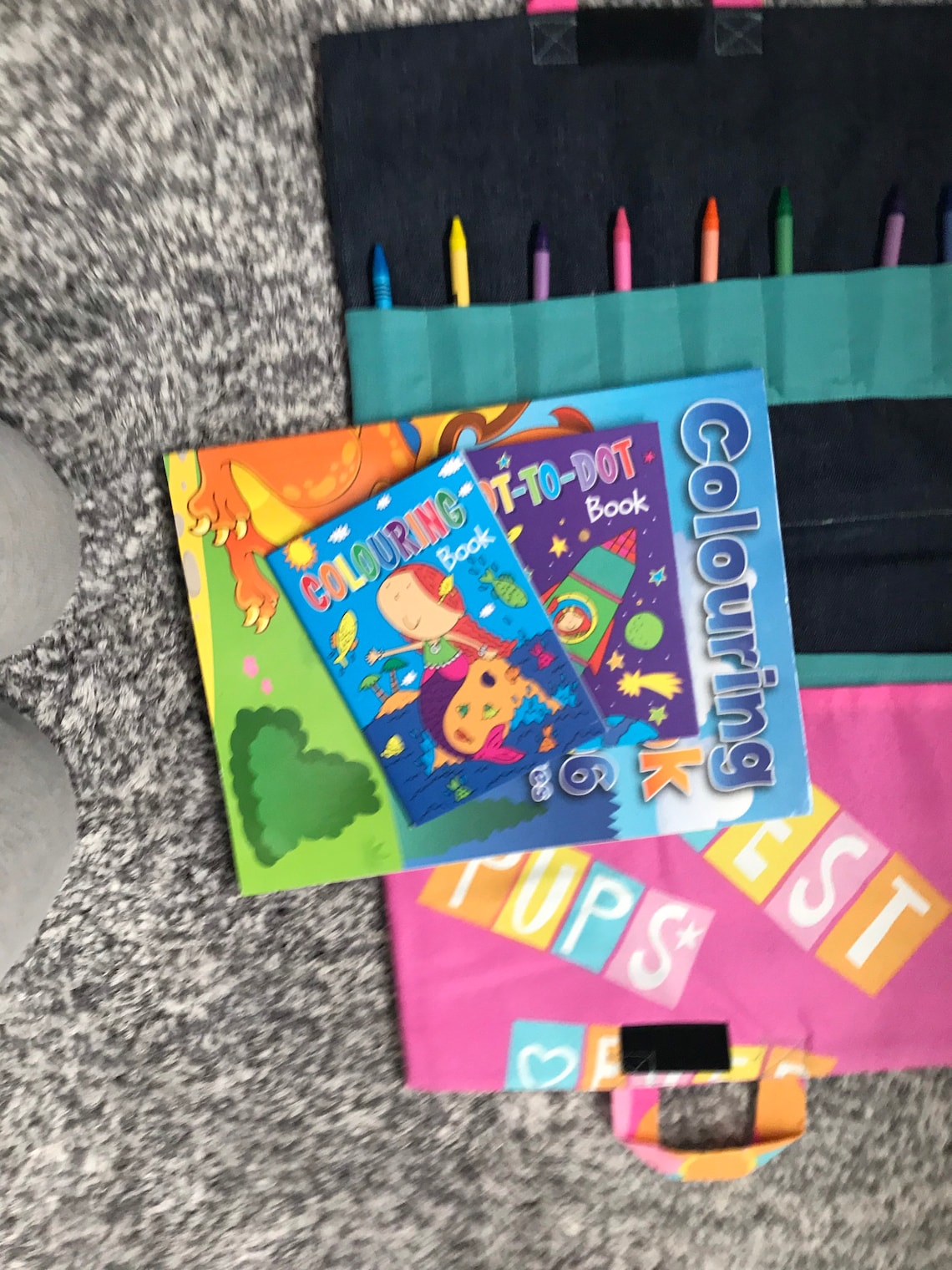 Kids Activity Folder Arts Portfolio Bag. Gift Idea. Arts Bag. - Etsy ...