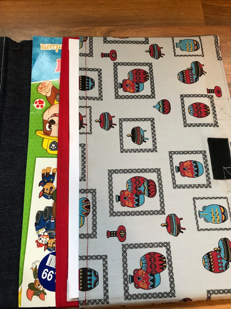 Kids Activity Folder Arts Portfolio Bag, Gift Idea, Arts Bag, Crafts ...