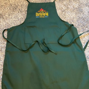 Braai Master and Mini Braai Master Apron Set . BBQ Aprons. South ...