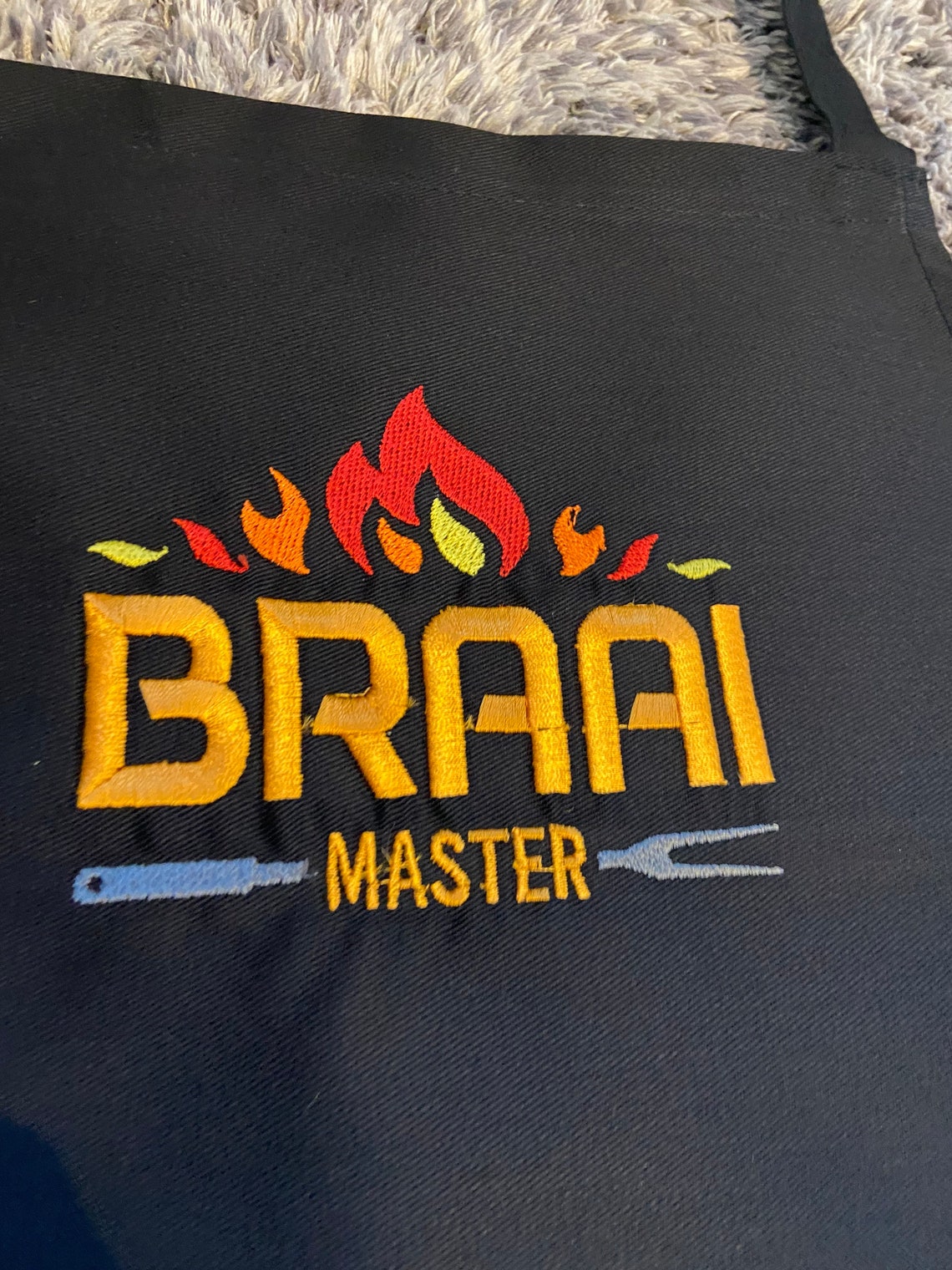 Braai Master and Mini Braai Master Apron Set . BBQ Aprons. | Etsy UK