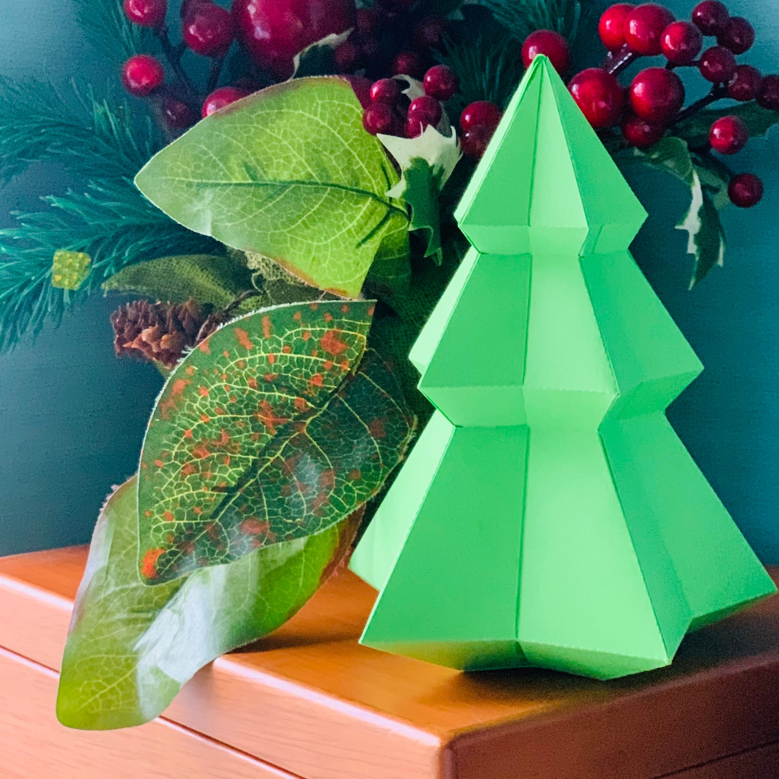 Christmas Tree Make Your Own Low Poly Decoration Christmas | Etsy