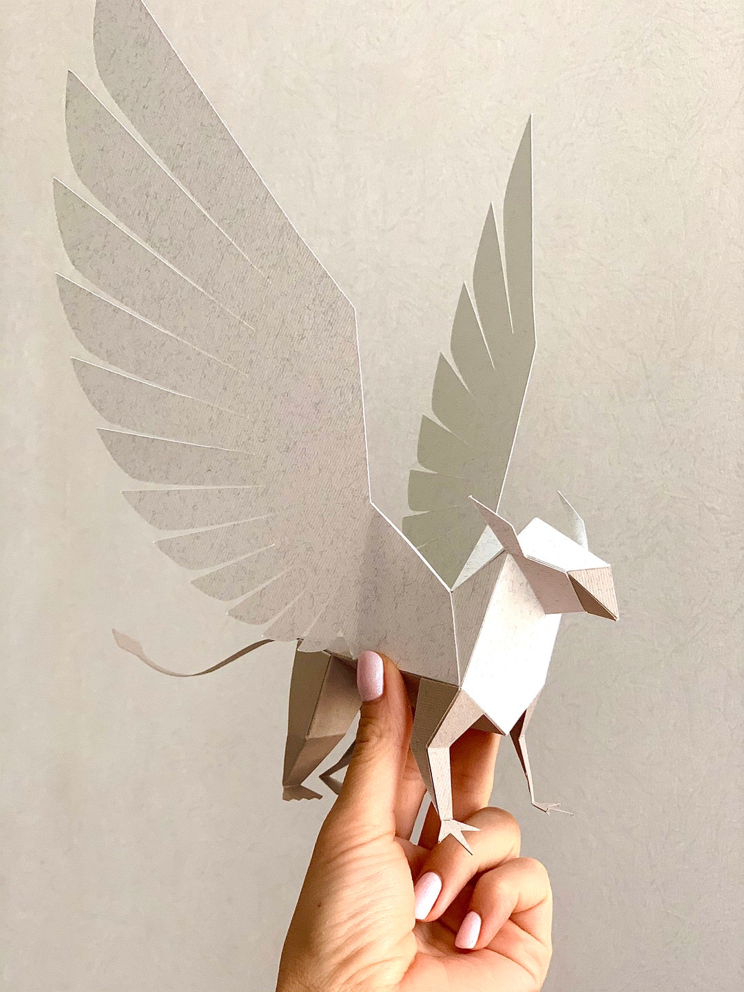 Griffin Papercraft Template – DIY 3D Paper Toy (PDF) - Etsy