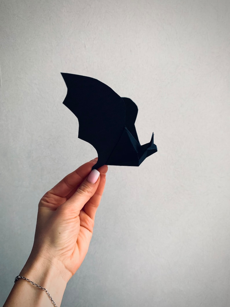 Bat PDF Papercraft Template Halloween Decor DXF and SVG - Etsy
