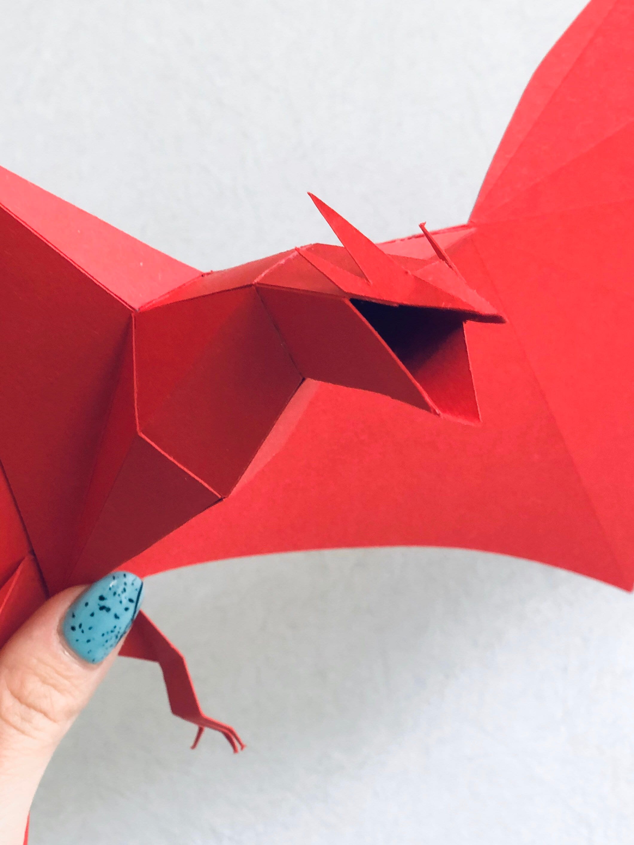 Dragon wyvern Make Your Own 3D Paper Mobile Wall Art - Etsy Australia