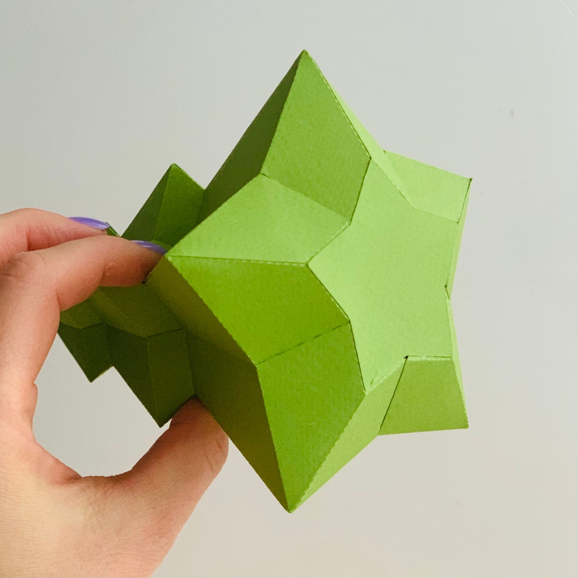 Christmas Tree Make Your Own Low Poly Decoration Christmas | Etsy