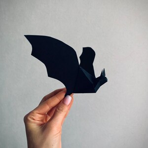 Bat- PDF Papercraft Template, Halloween Decor, DXF and SVG Files for ...