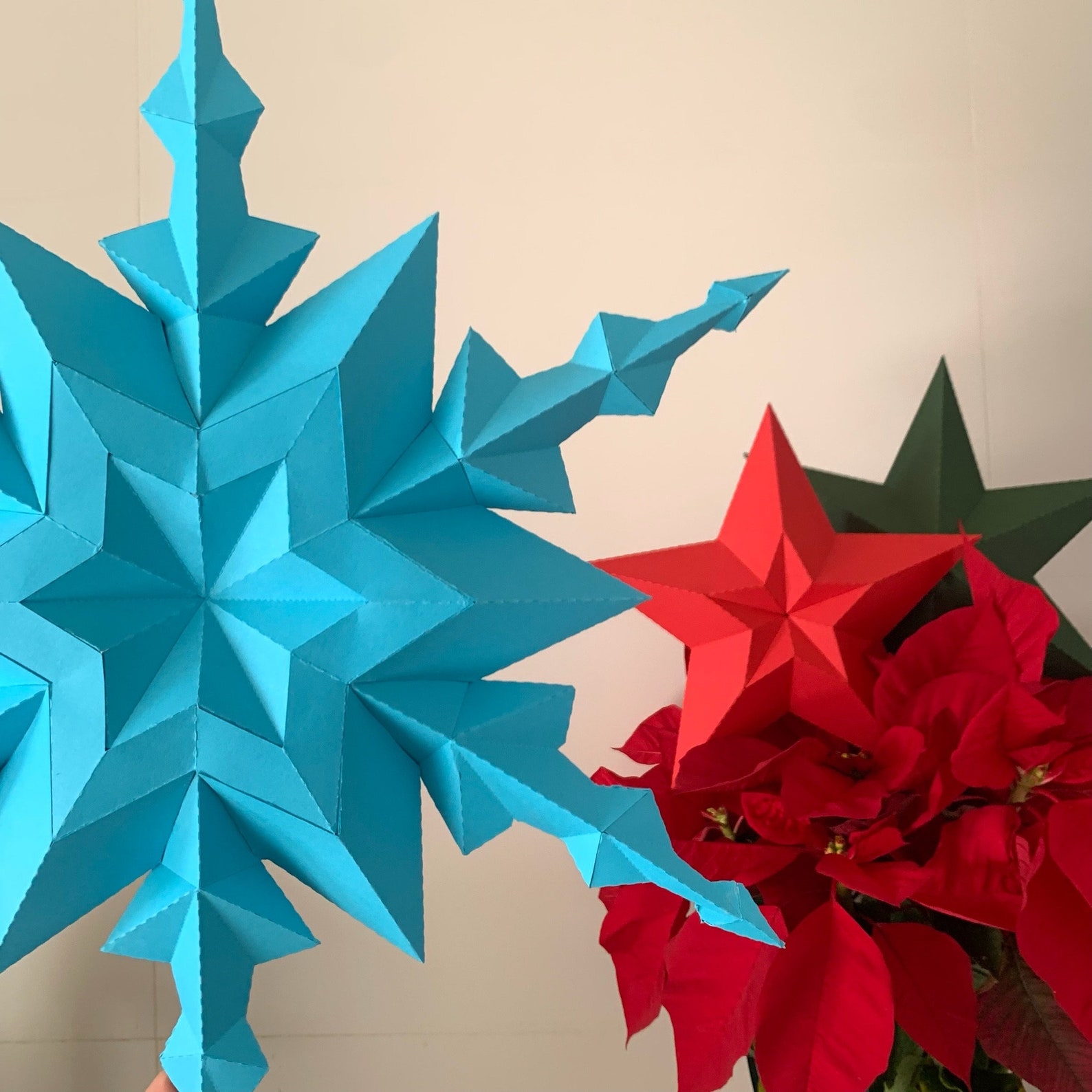 Snowflake - Make Your Own Papercraft Decoration, Christmas Origami, 3D ...