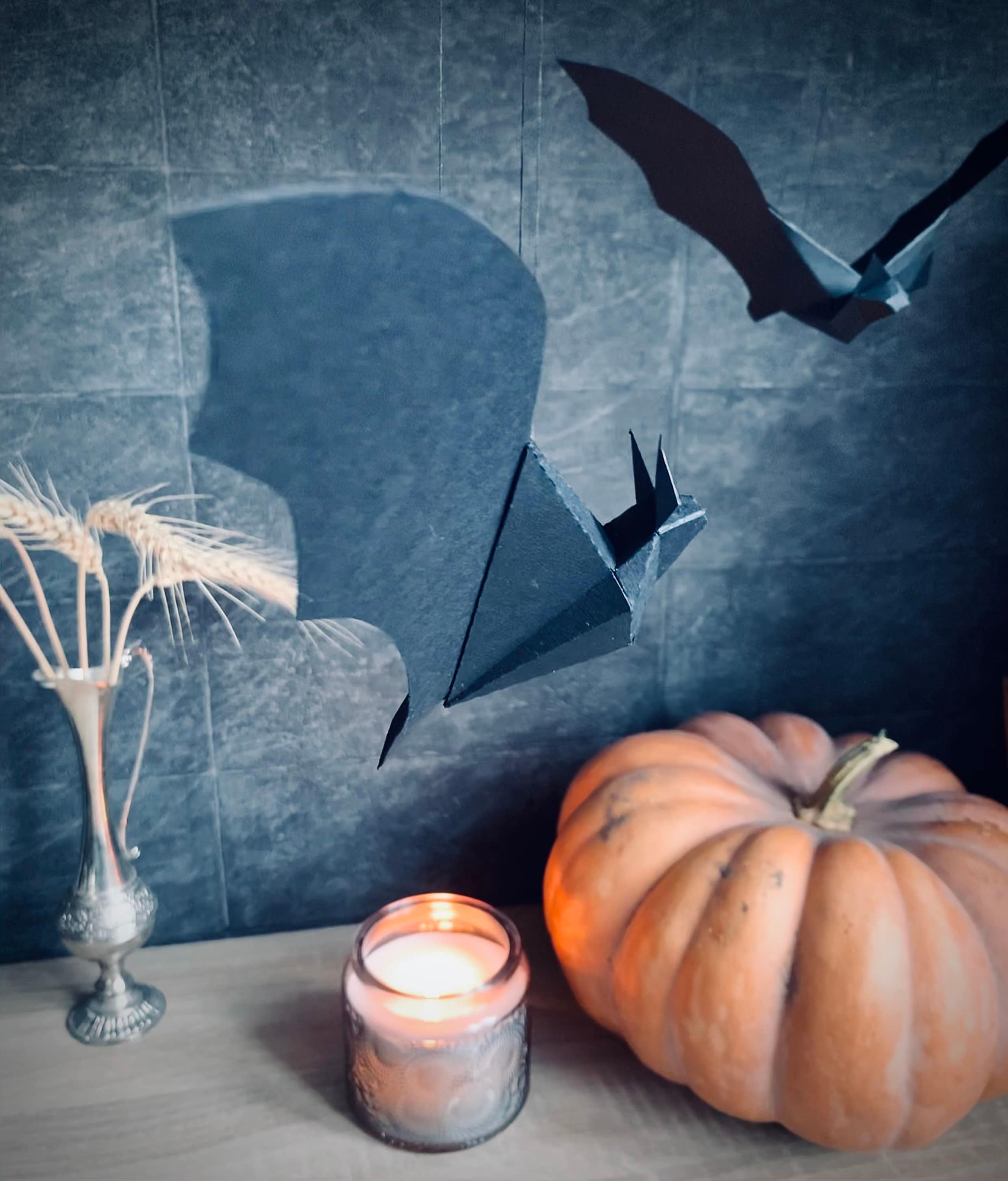 Paper Bat Template – DIY Halloween Decor (pdf, Svg, Dxf) - Etsy