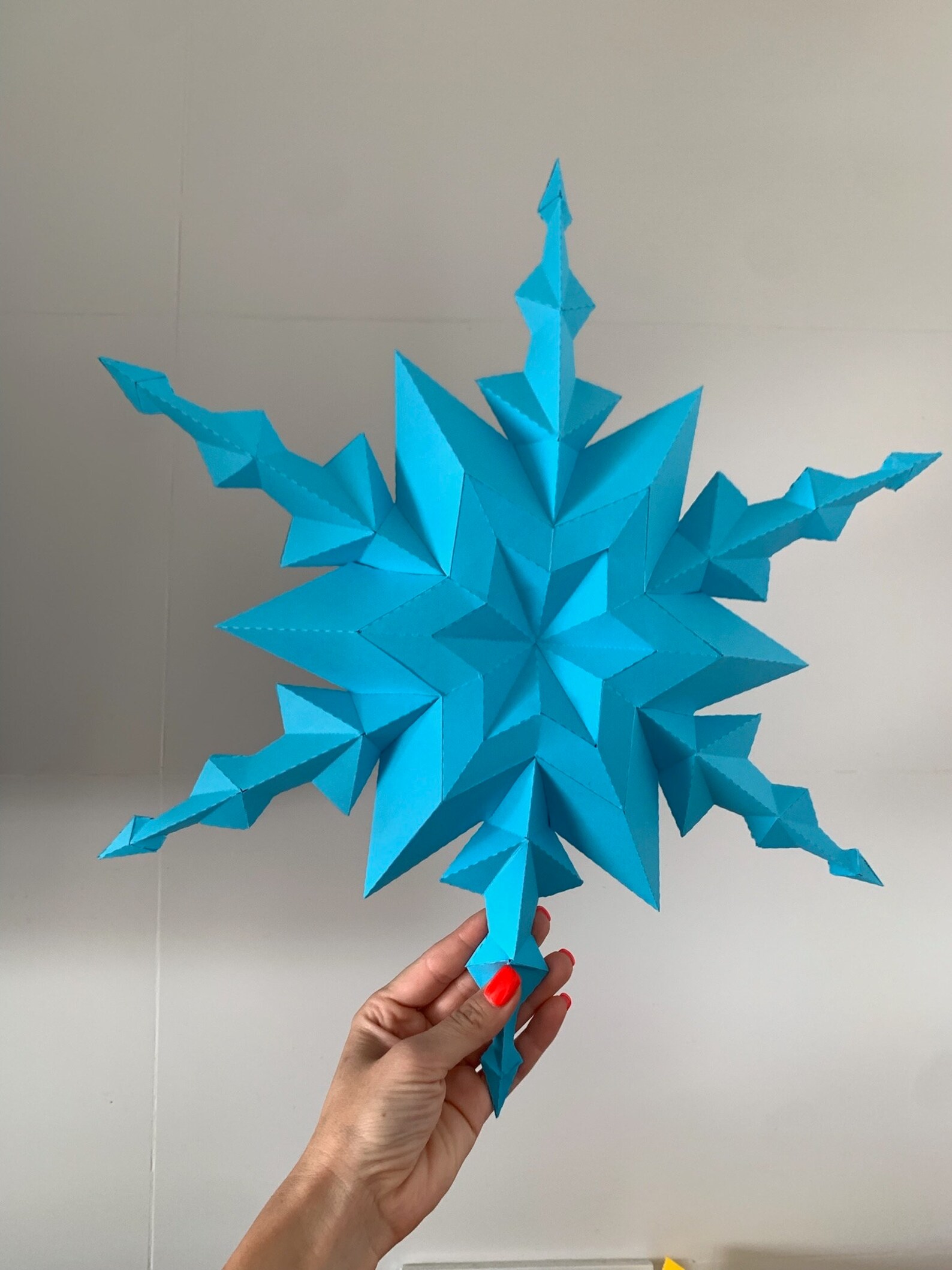 Snowflake - Make Your Own Papercraft Decoration, Christmas Origami, 3D ...