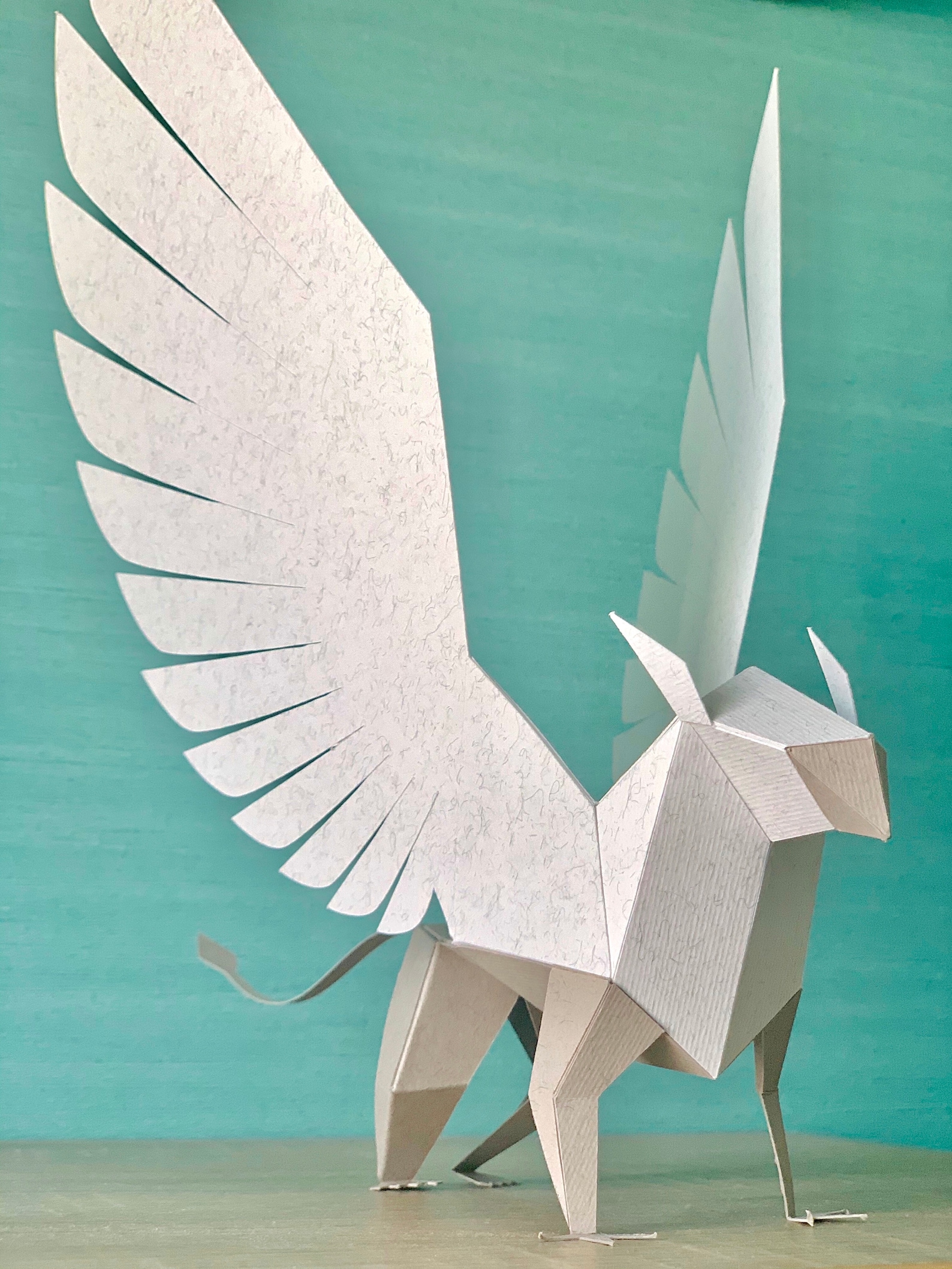 Griffin / Gryphon / Gryffon Make Your Own 3D Paper Toy - Etsy Canada