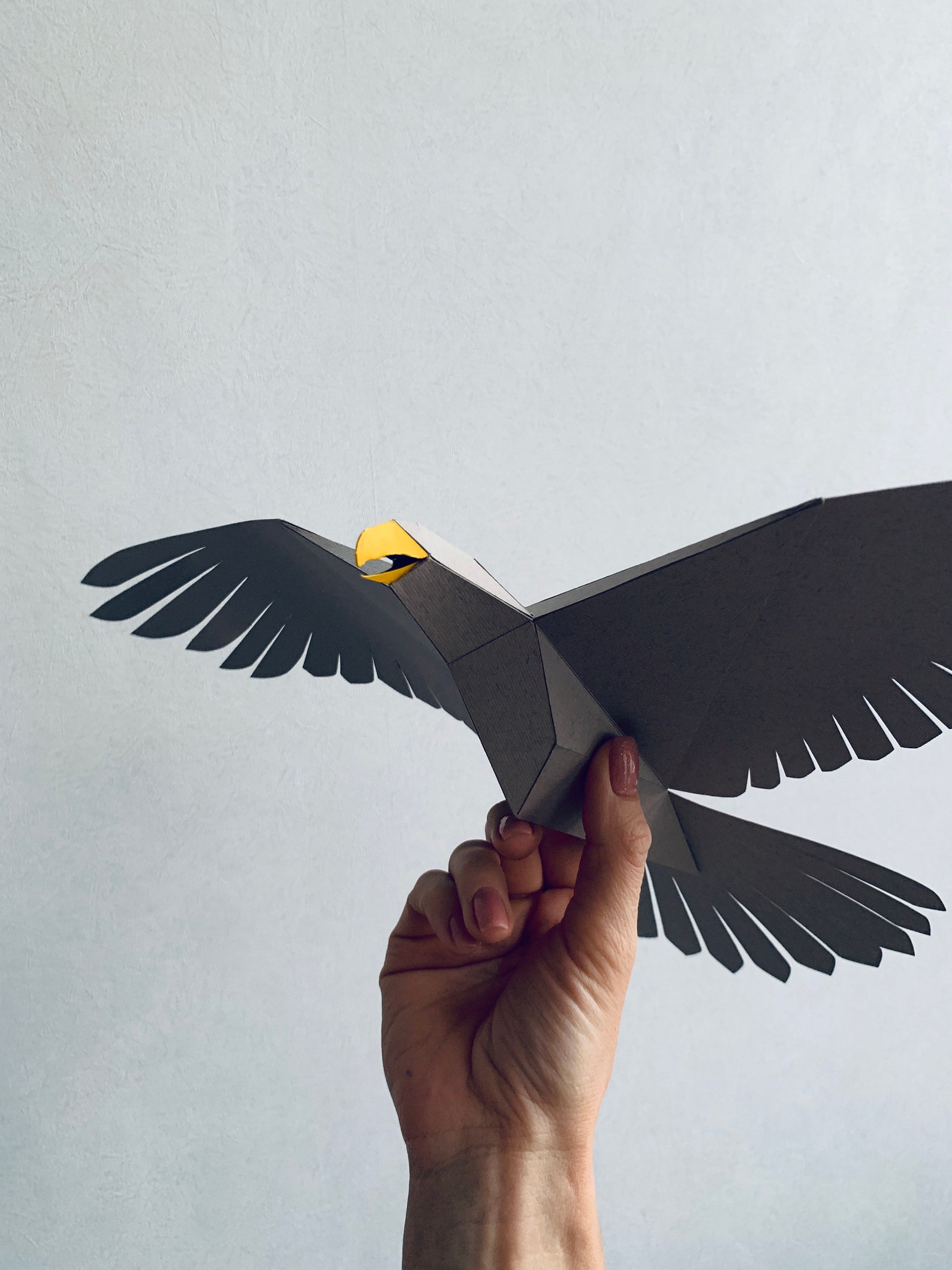 DIY Low Poly Hawk Paper Sculpture – Geometric Bird Model (PDF) - Etsy