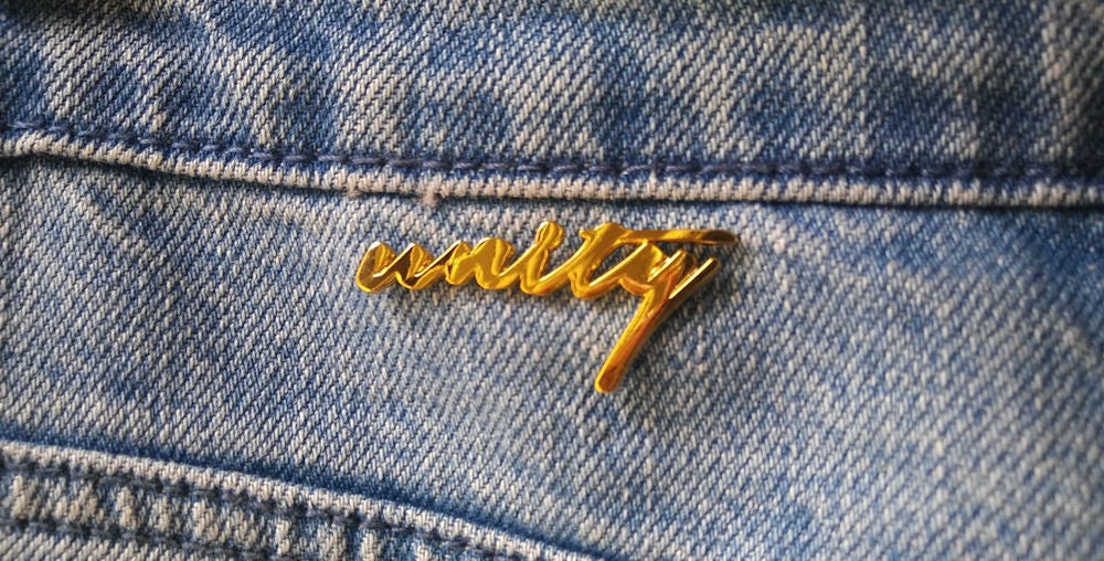 Unity Pin Gold | Etsy