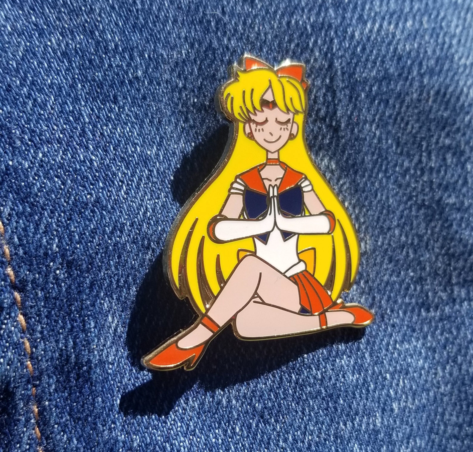 Venus Cow Pose Enamel Pin | Etsy