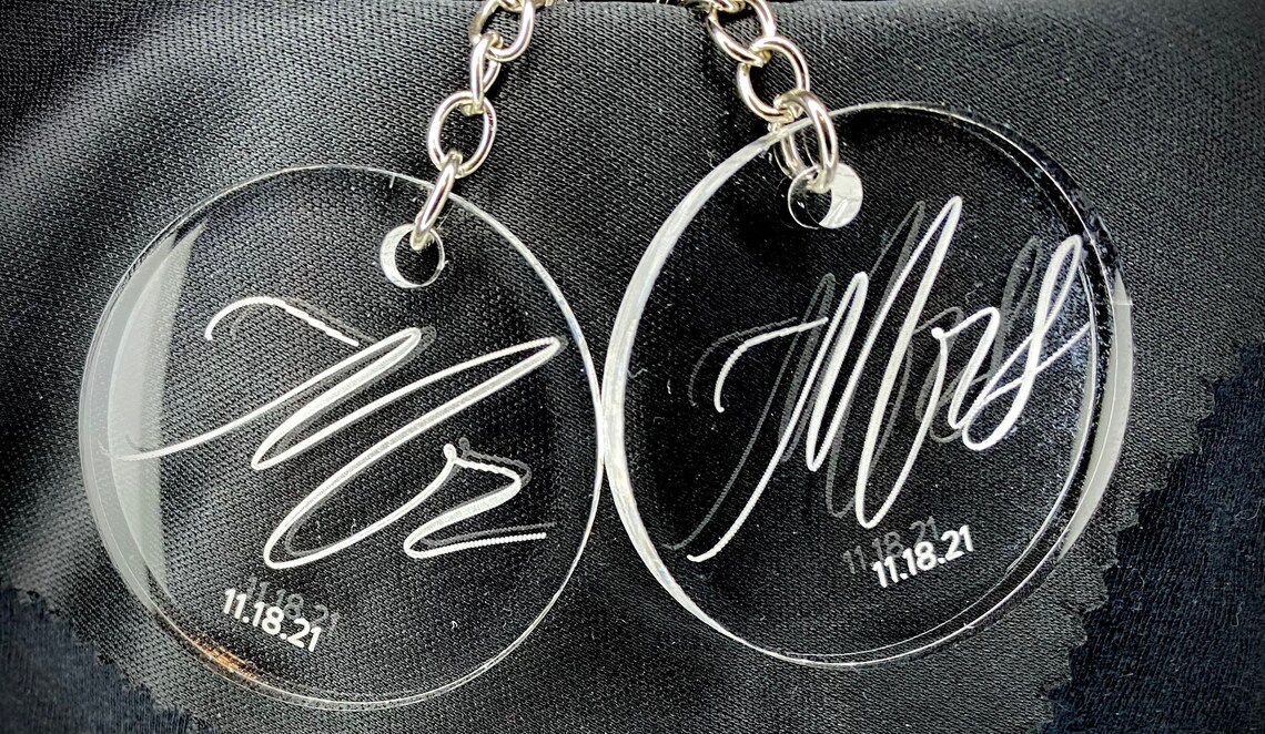 Mr&mrs Keychains Personalization - Etsy