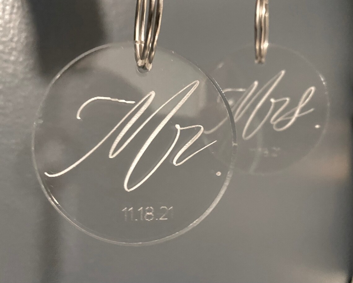 Mr&mrs Keychains Personalization - Etsy