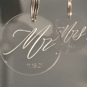 Mr&mrs Keychains Personalization - Etsy