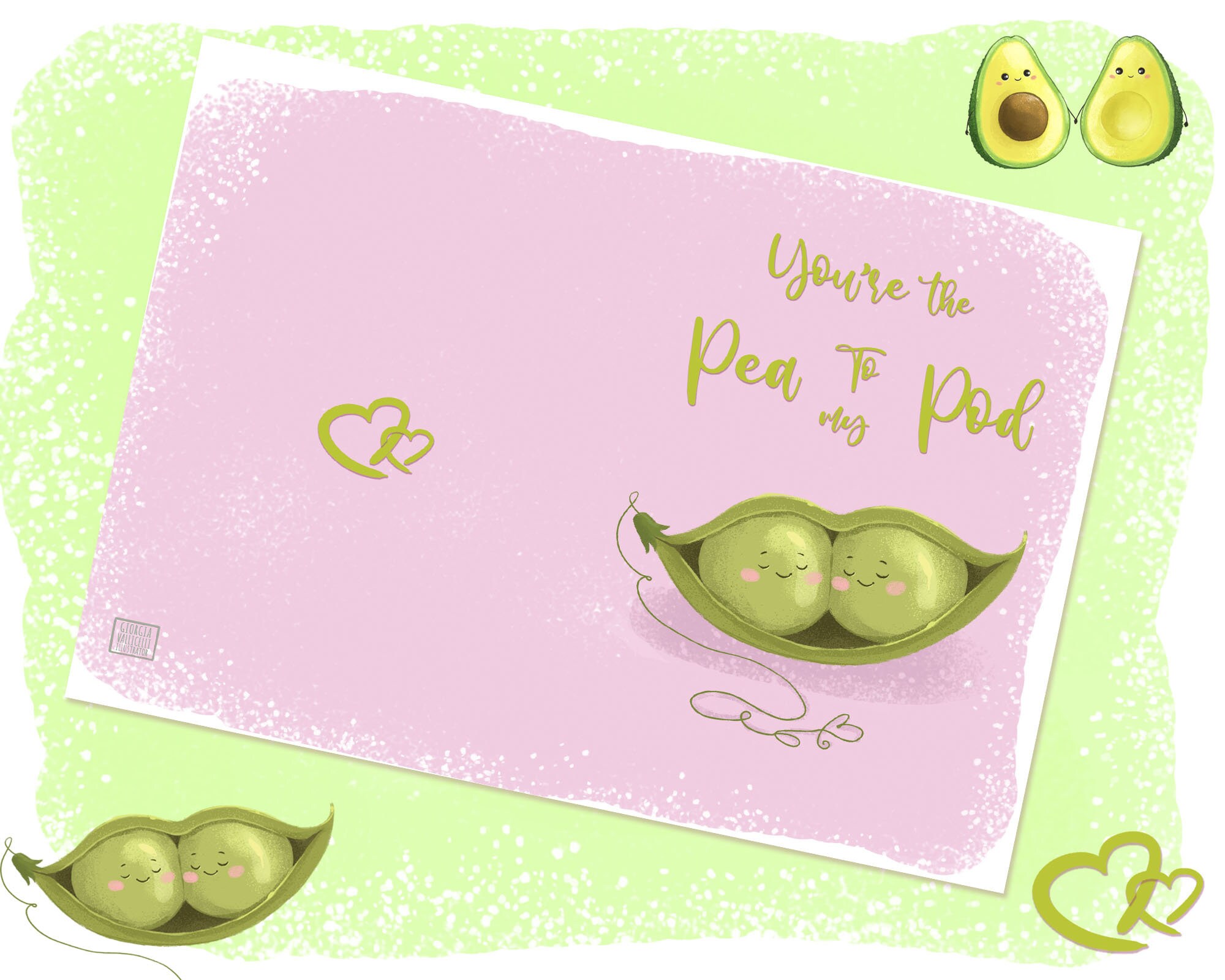 Digital Valentine Cards Printable Valentine's Day Cards Download Set of ...