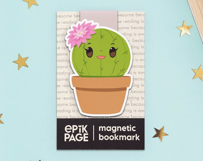 Cactus Plant Magnetic Bookmark Cute & Kawaii Succulents, Happy Planner ...