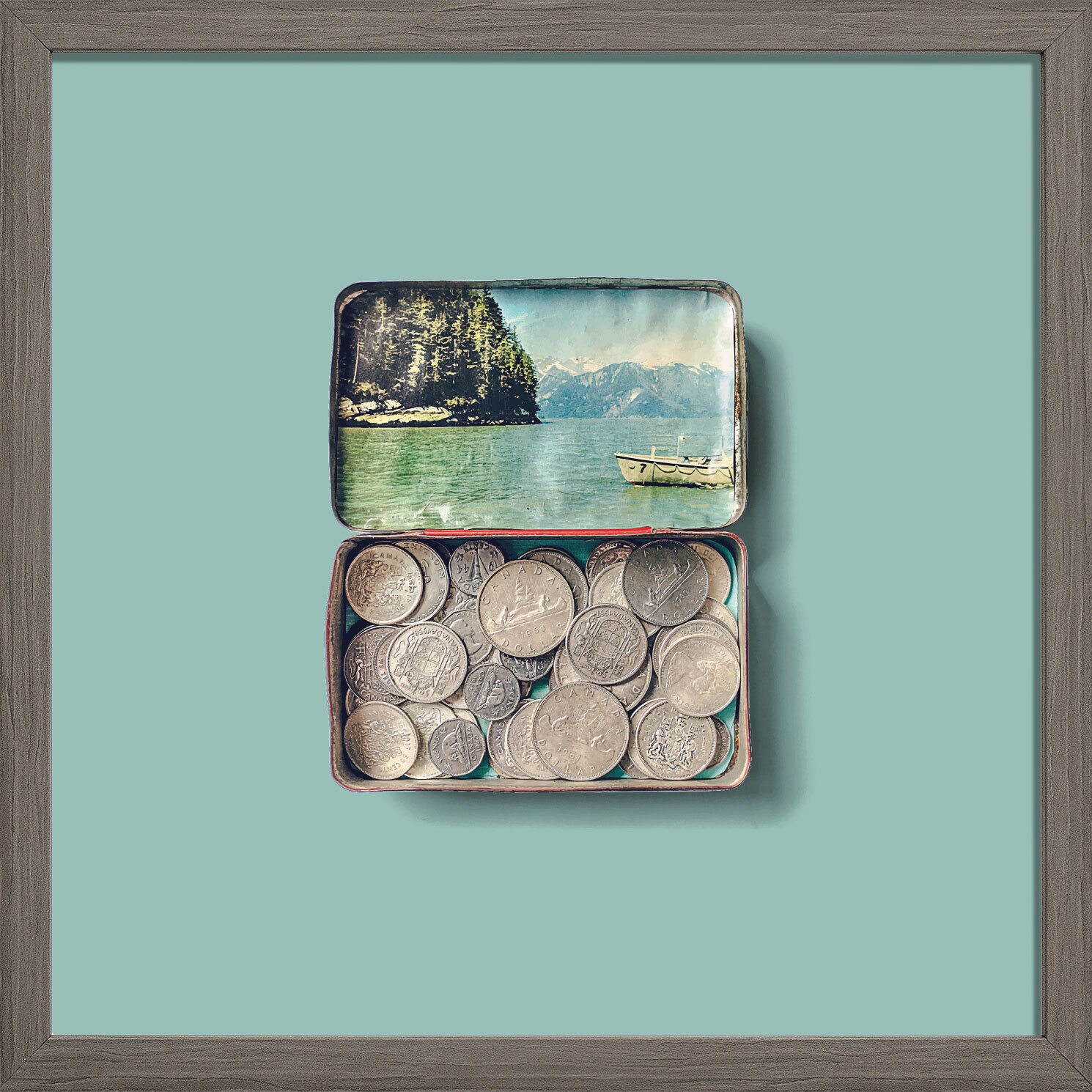Vintage Canadian Coin Collection Wall Art Print: Wall Art for - Etsy Canada