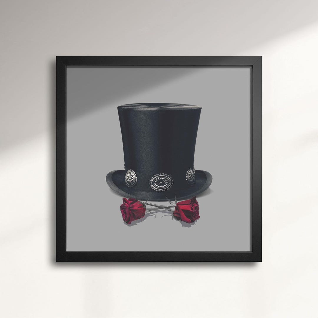 Slash Stovepipe Top-hat WALL ART – Guns N’ Roses Rock Legend Print, 80s ...