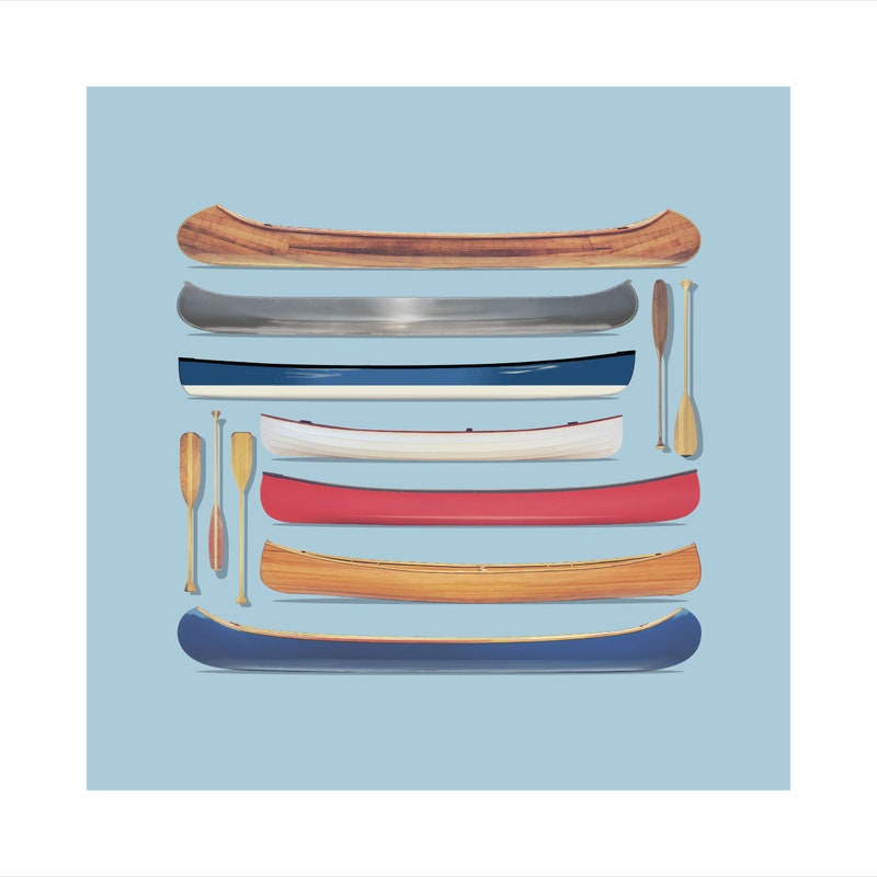 Canoe Paddle Decor - Etsy