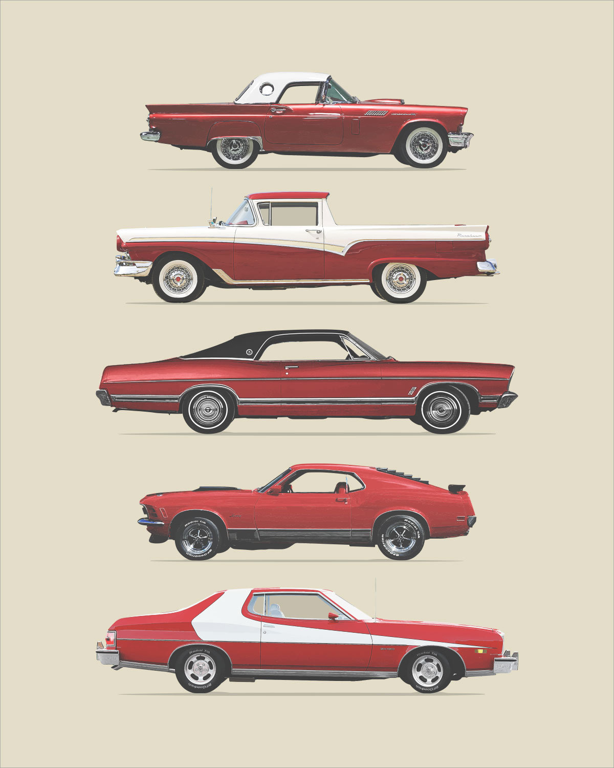 Ford Muscle Cars List