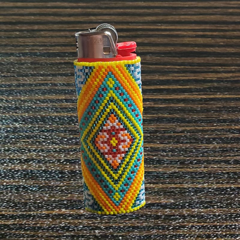 Beaded Lighter Cover - Etsy