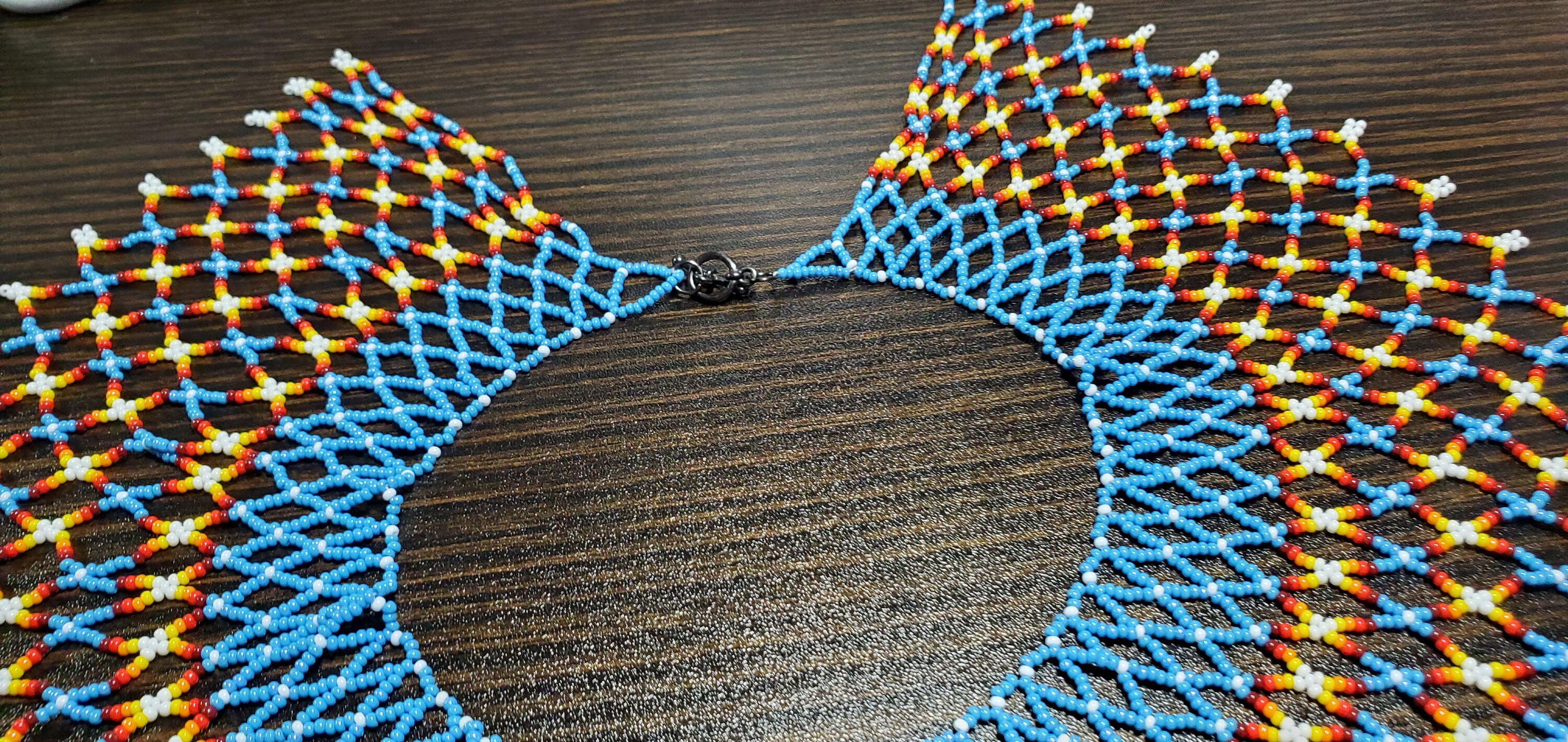 Fiesta Beaded Collar Necklace, Native American - Etsy