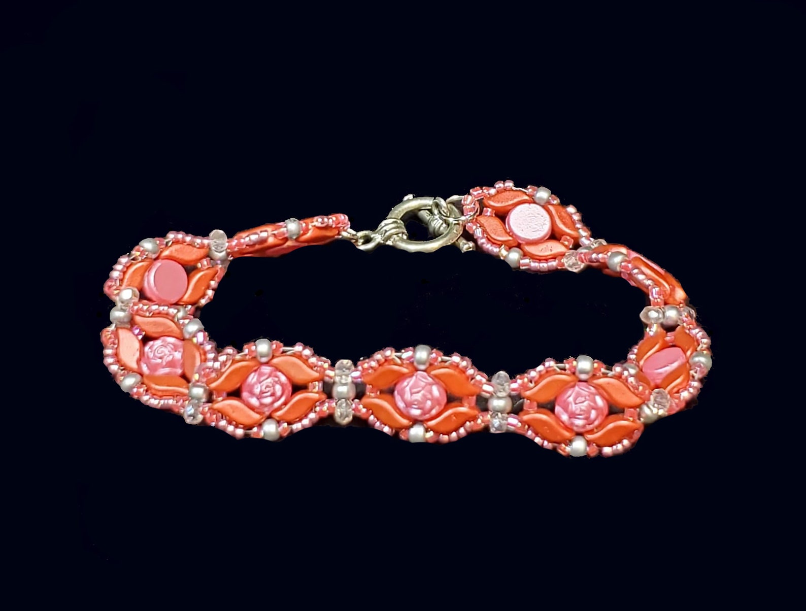 Every Rose Has It's Storm Bracelet Bead Weaving Jewelry - Etsy