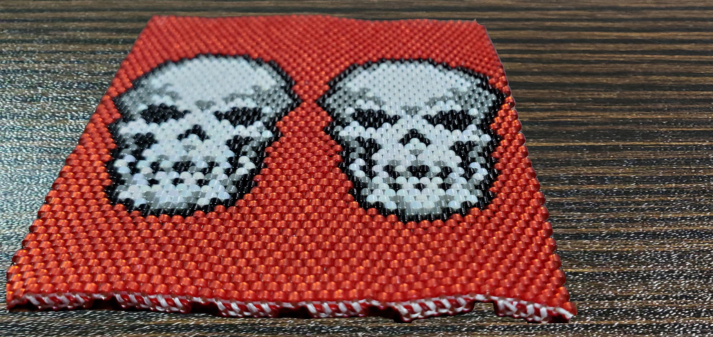 Hand Beaded Skull Lighter Case, Fits Full-size Bic Lighter - Etsy