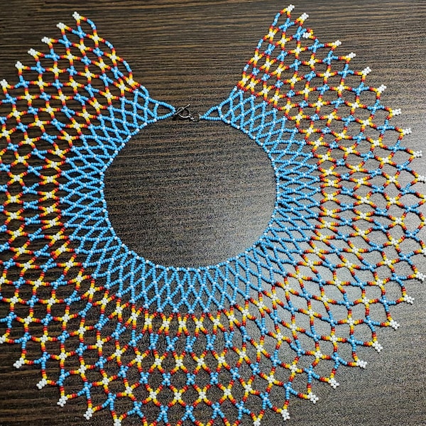 Chickasaw Beaded Collar - Etsy