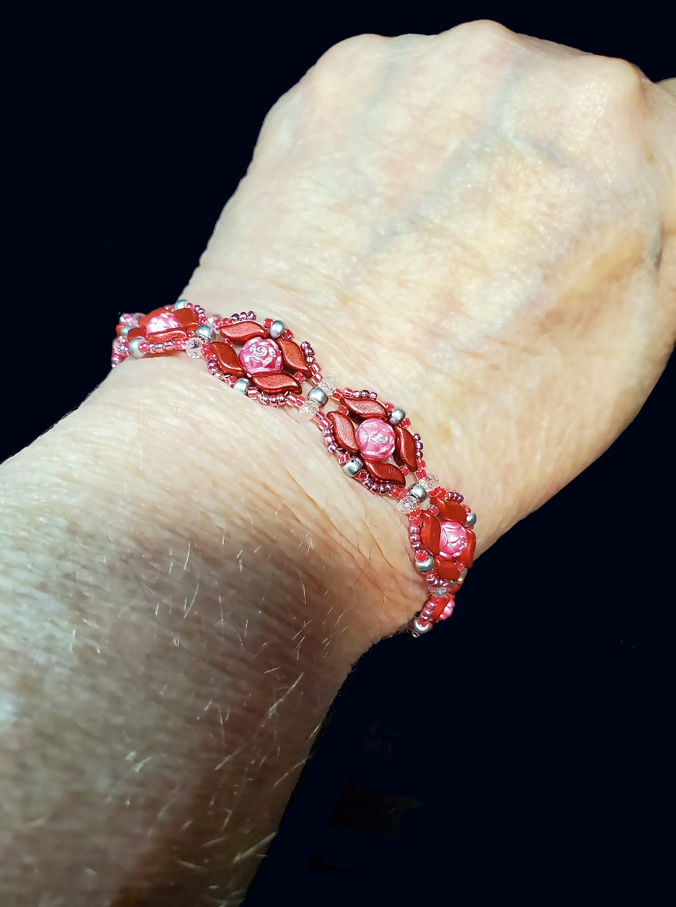 Every Rose Has It's Storm Bracelet Bead Weaving Jewelry - Etsy