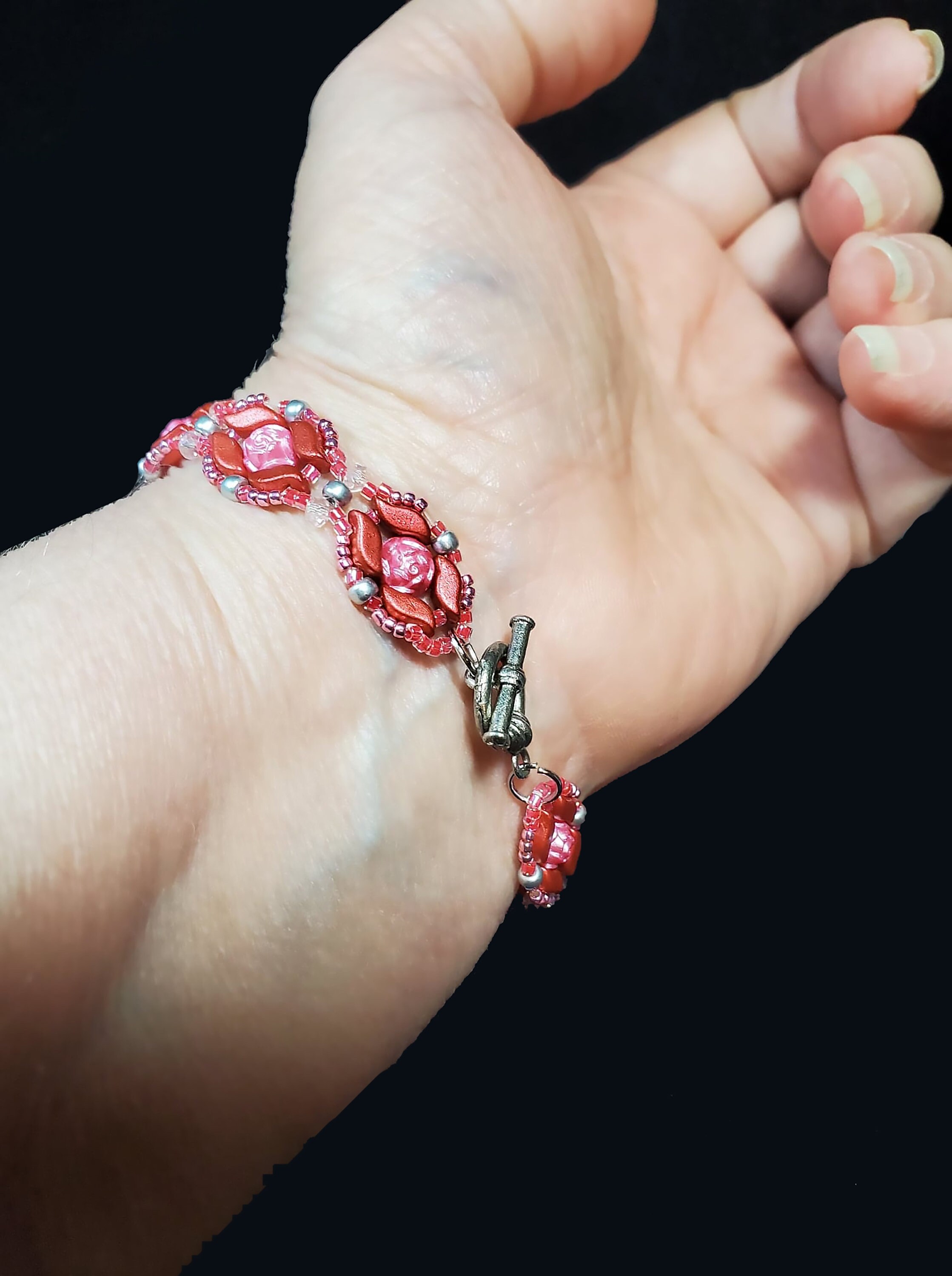 Every Rose Has It's Storm Bracelet Bead Weaving Jewelry - Etsy