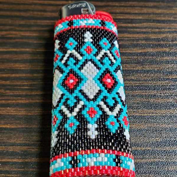 Beaded Lighter Cover - Etsy