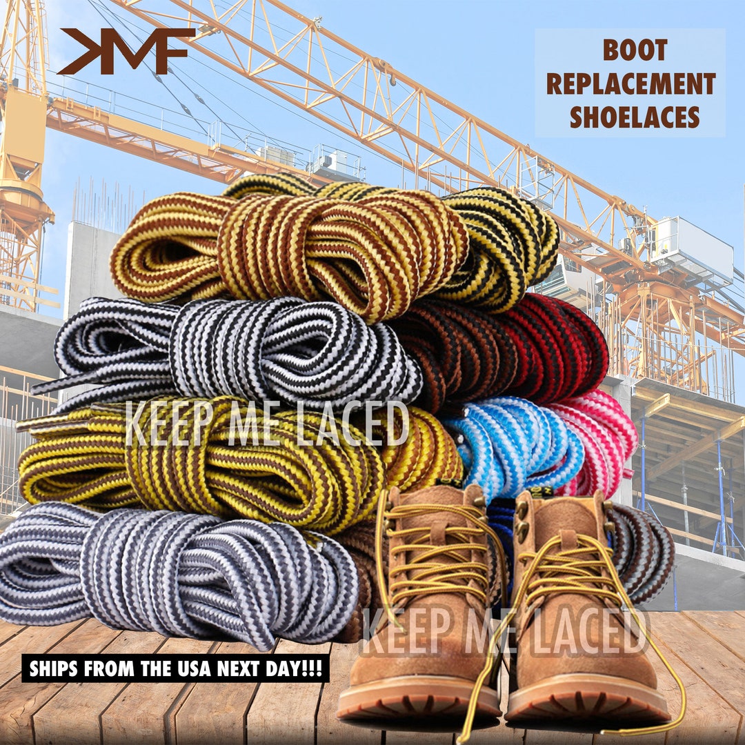 Rope Dual Tone Premium Boot Shoelaces Colorful Laces + Free Shipping - Etsy