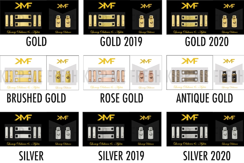 LUXURY Colorful Metal Dubraes Aglet & Lace Lock Bundle | Etsy