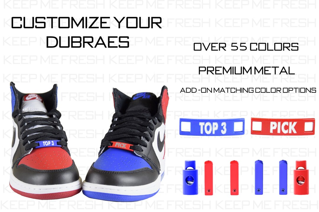 Personalize Your Dubraes Lace Locks Your Way Metal Custom Lace Lock ...