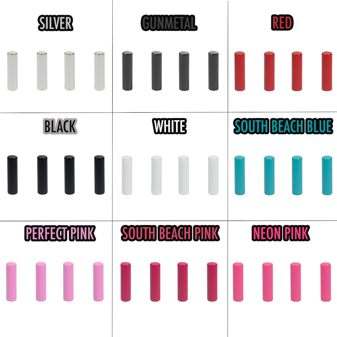 Premium Cylinder Screw on Aglets Colorful Metal Lace Tips for Laces ...