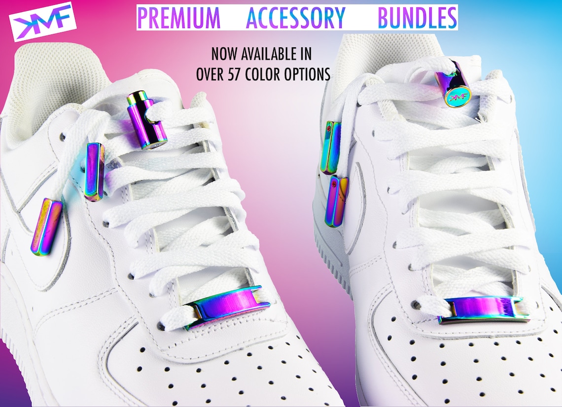 LUXURY Colorful Metal Dubraes Aglet & Lace Lock Bundle | Etsy