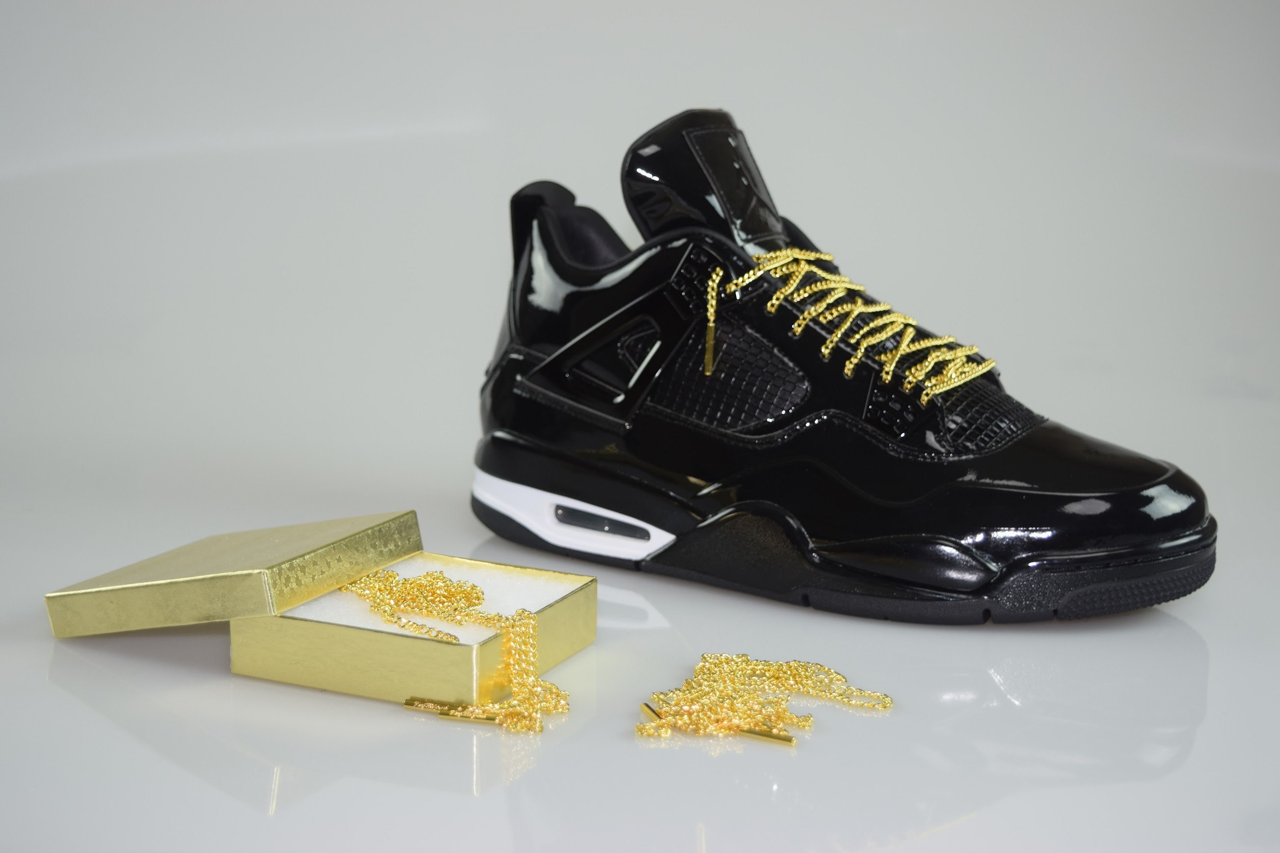 Cuban Link Premium Chain Shoelaces Luxury Laces Fast Shipping - Etsy