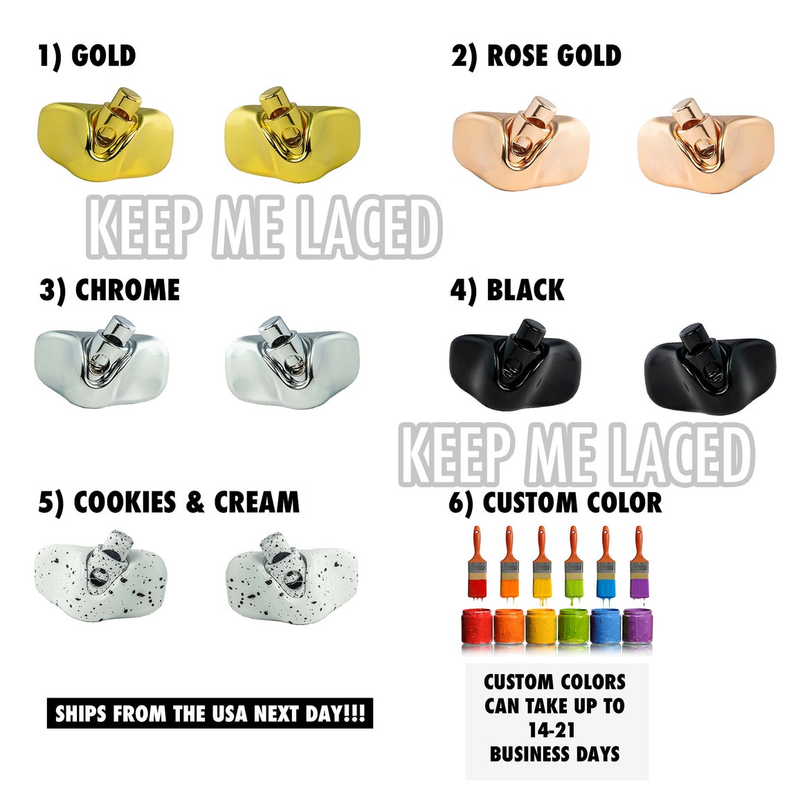 Luxury Metal Lace Lock Holder Bundle Premium Quality - Etsy