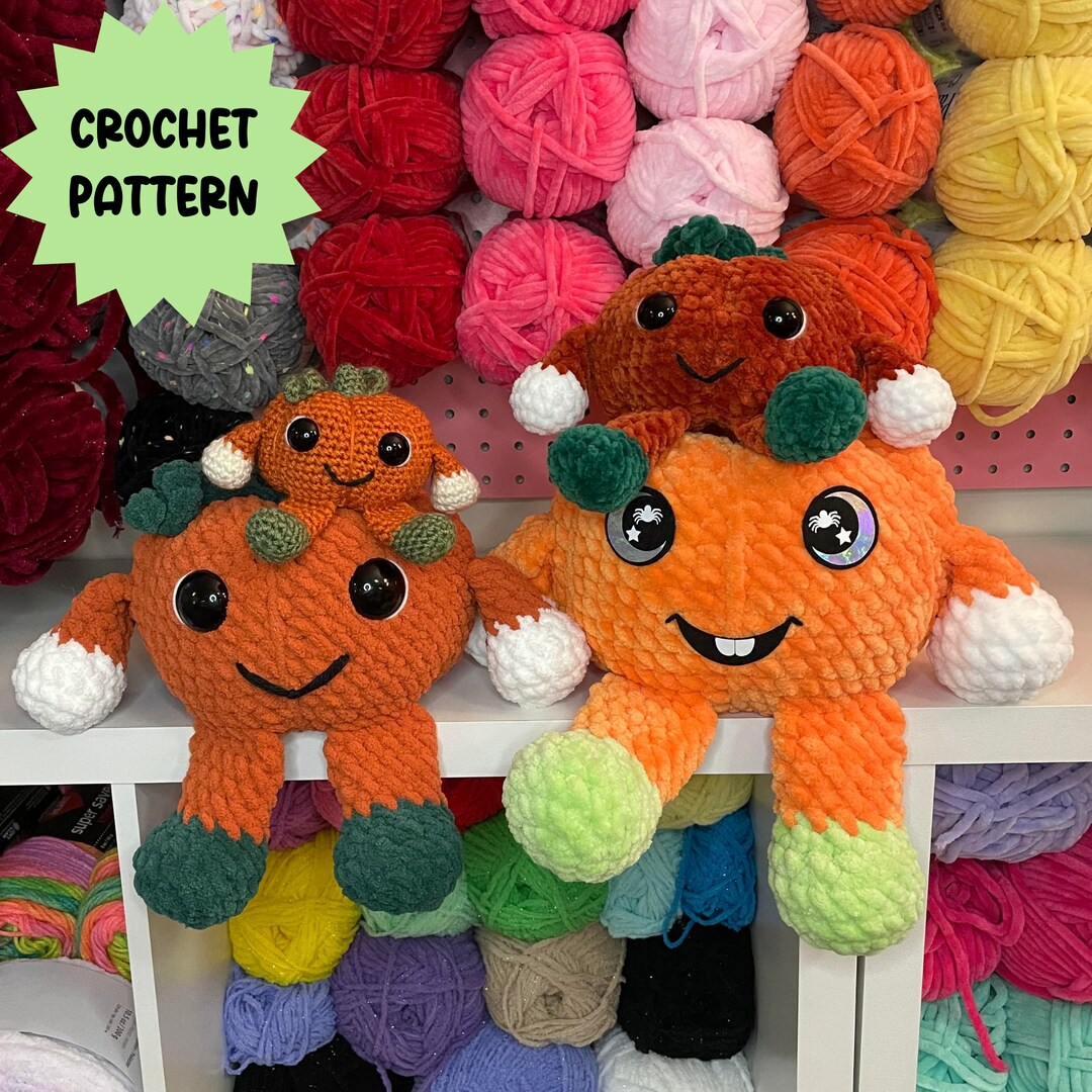 Pumpkin Pal Low/no Sew Crochet Pattern - Etsy