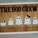Boo Crew Sign, Personalized Halloween Sign, Personalized Fall Decor ...