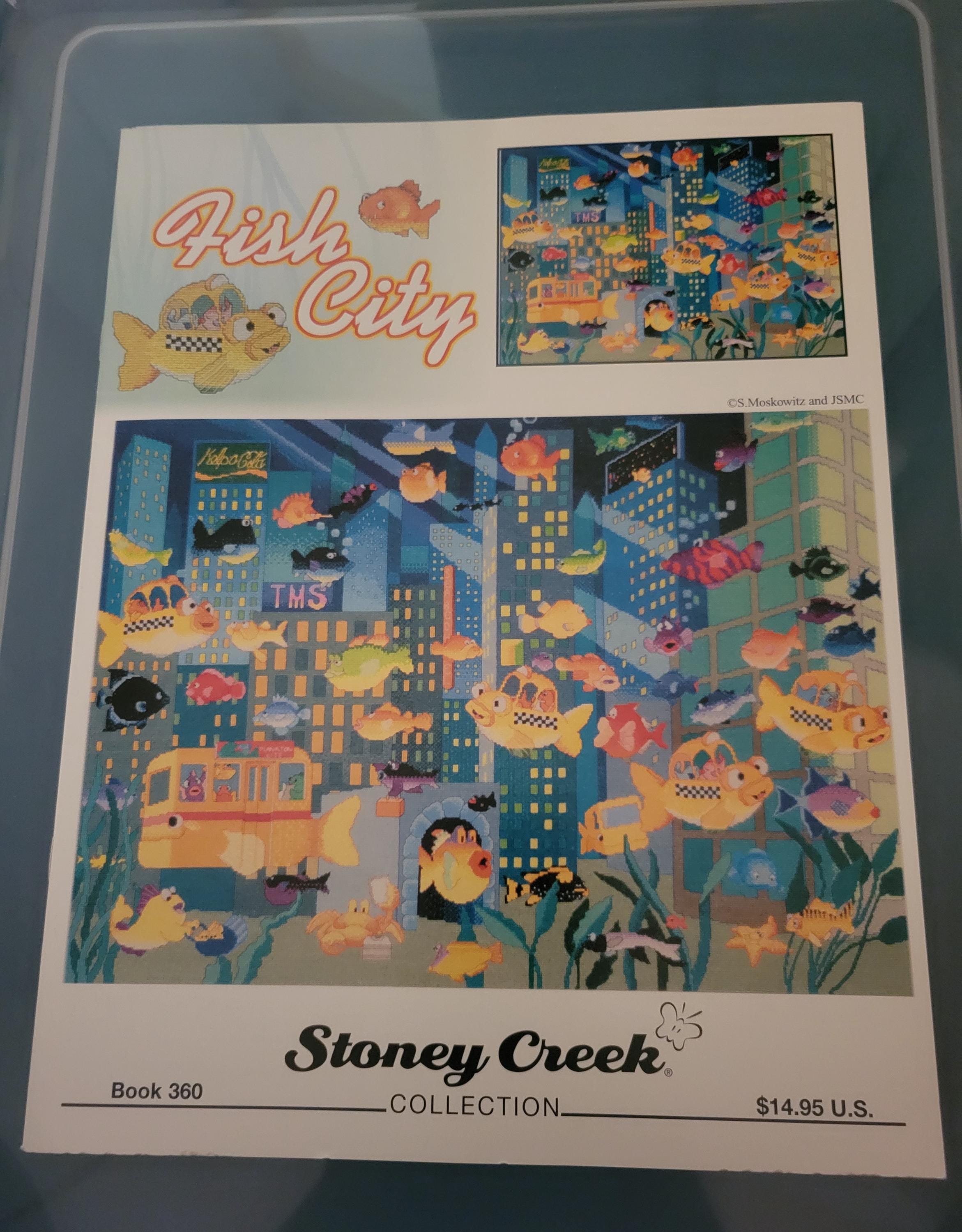 Stoney Creek "fish City" Cross Stitch Pattern - Etsy