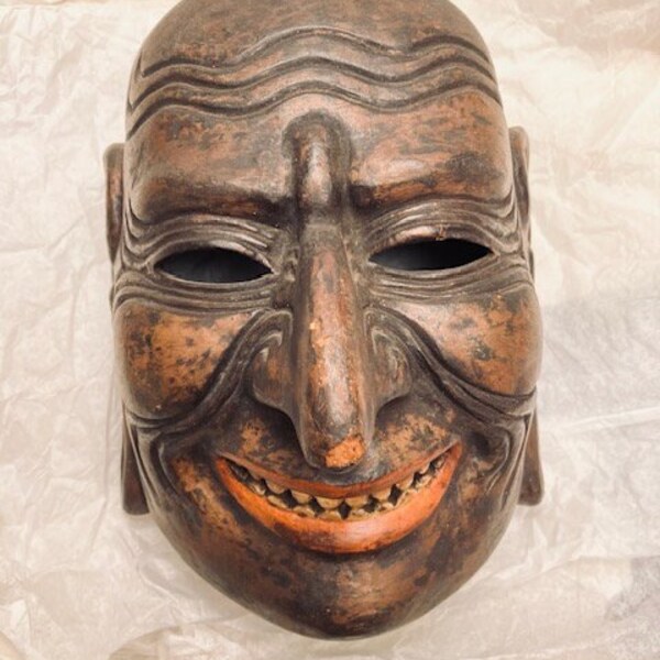 Noh Mask - Etsy
